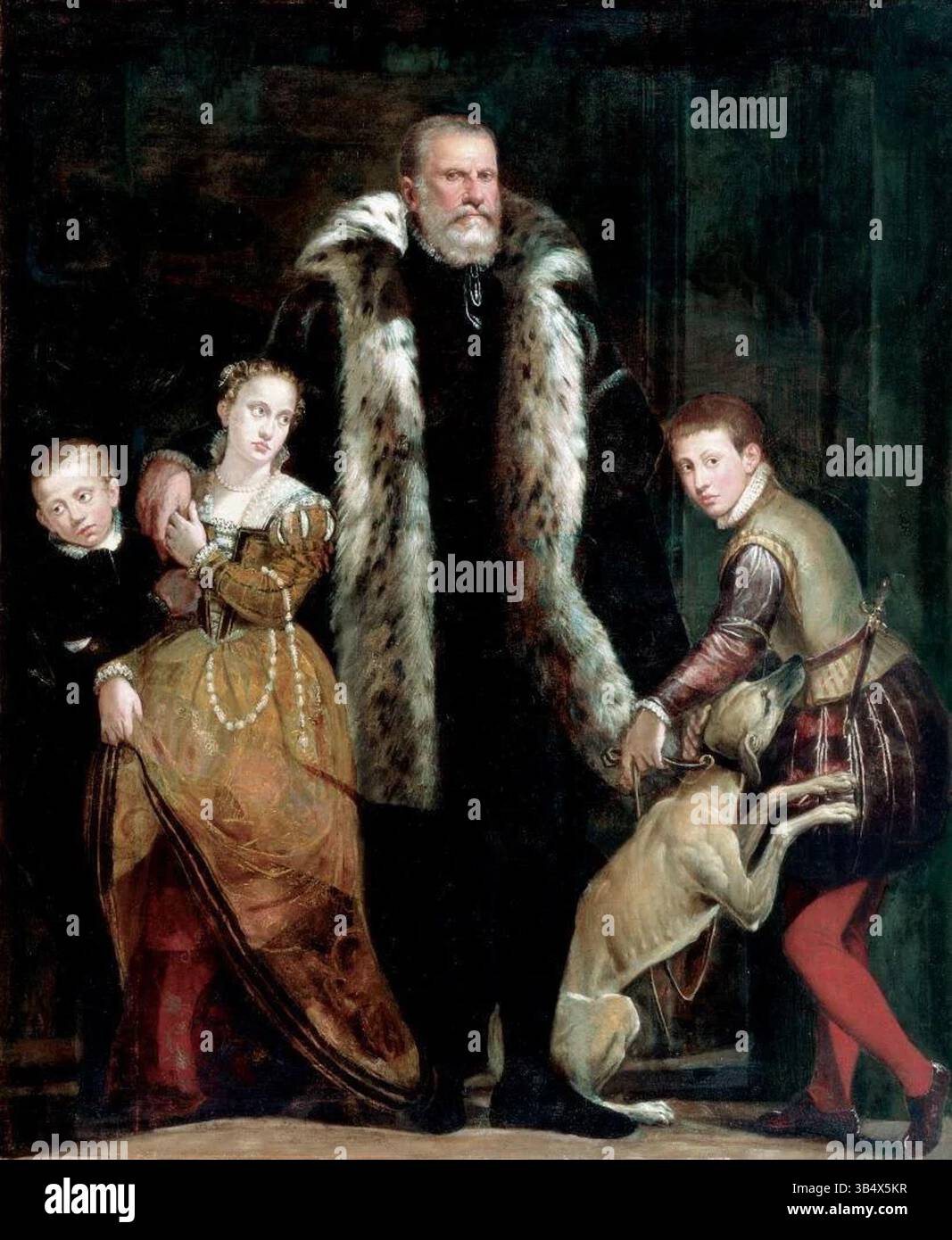 This 1565 painting by Giovanni Antonio Fasoli, titled 'Portrait of a ...