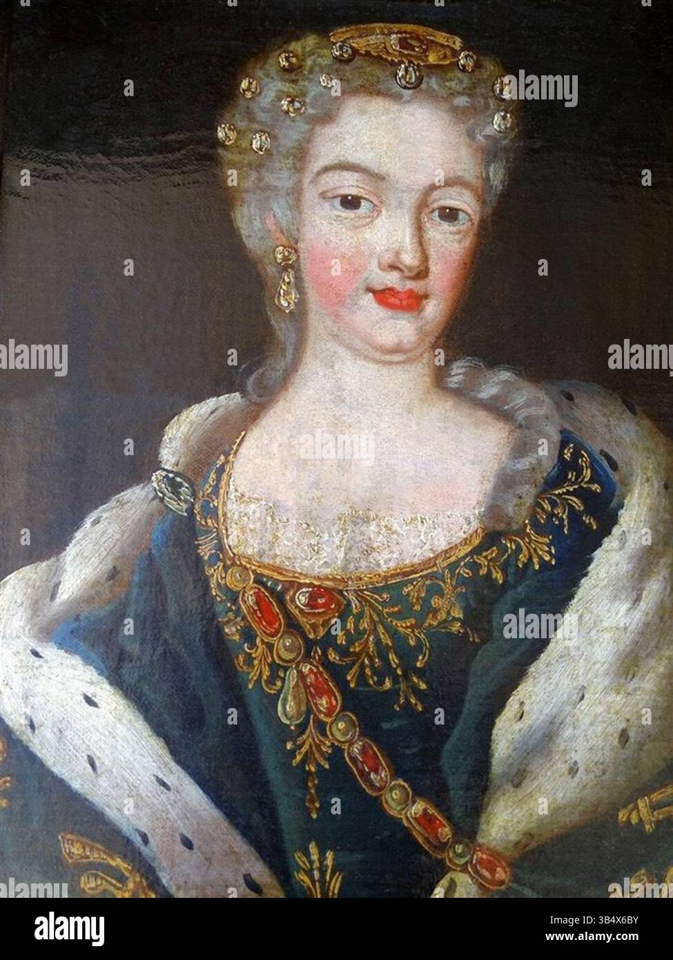 This 18th-century portrait is traditionally attributed to Françoise ...