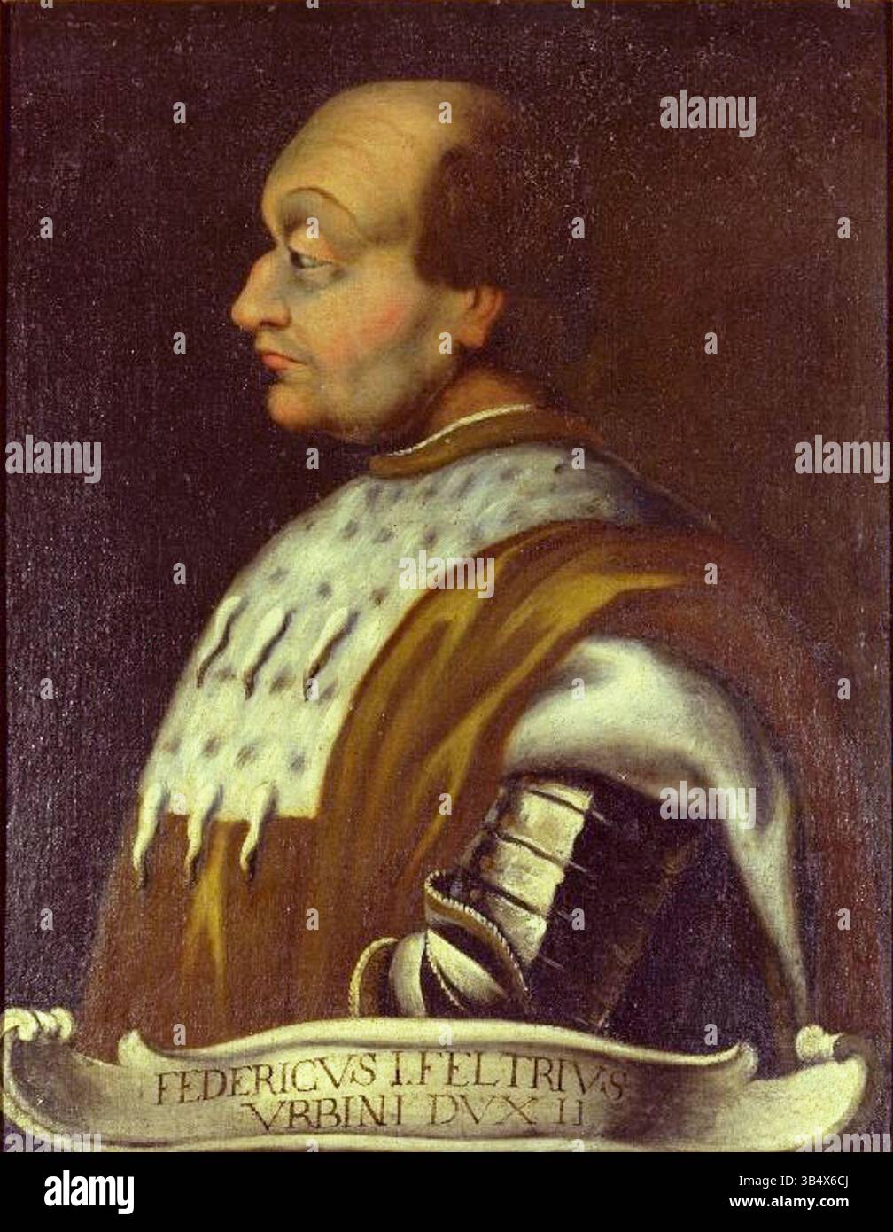This portrait of Federico da Montefeltro, Duke of Urbino, painted by ...