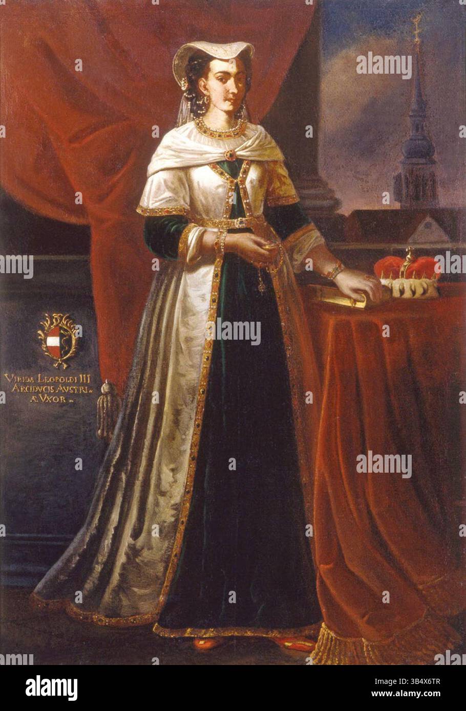 Josef Ferdinand Fromiller's 18th-century painting of Herzogin Verde ...