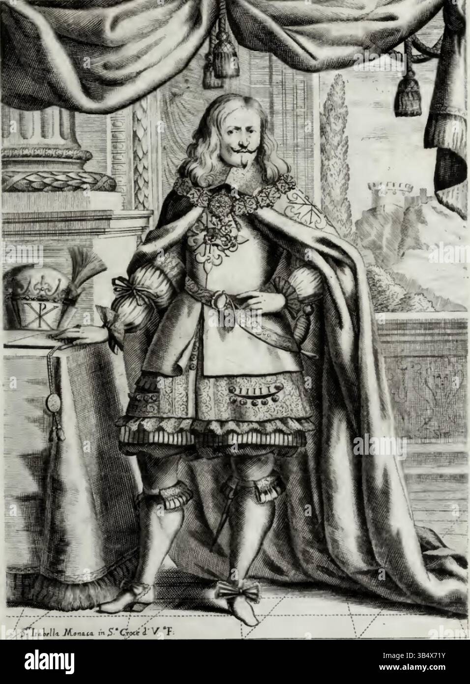 This portrait of Angelo Maria Angelo Flavio Comneno, a 17th-century ...