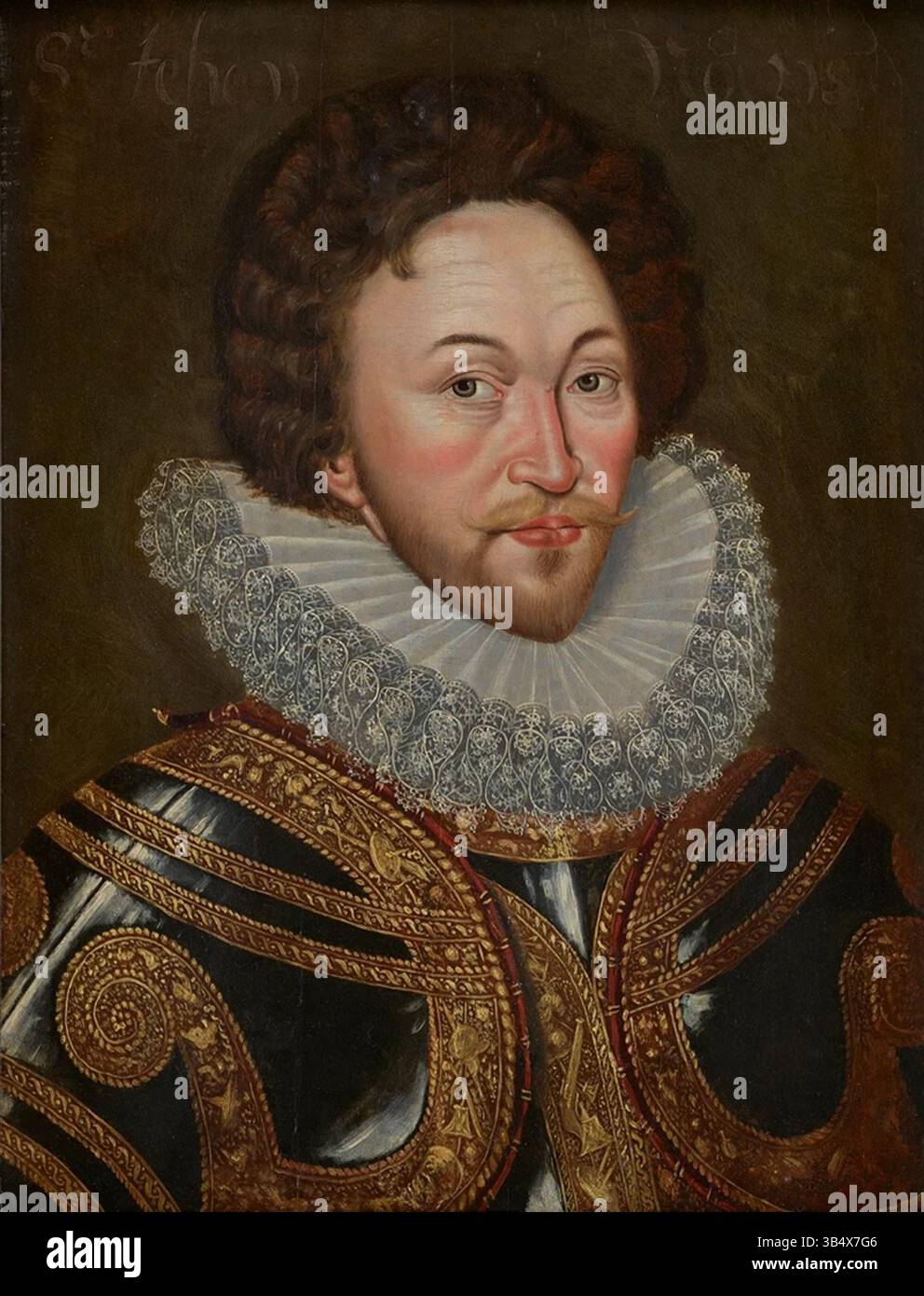 The late 1580s oil painting of Sir John Norris, created by the English ...