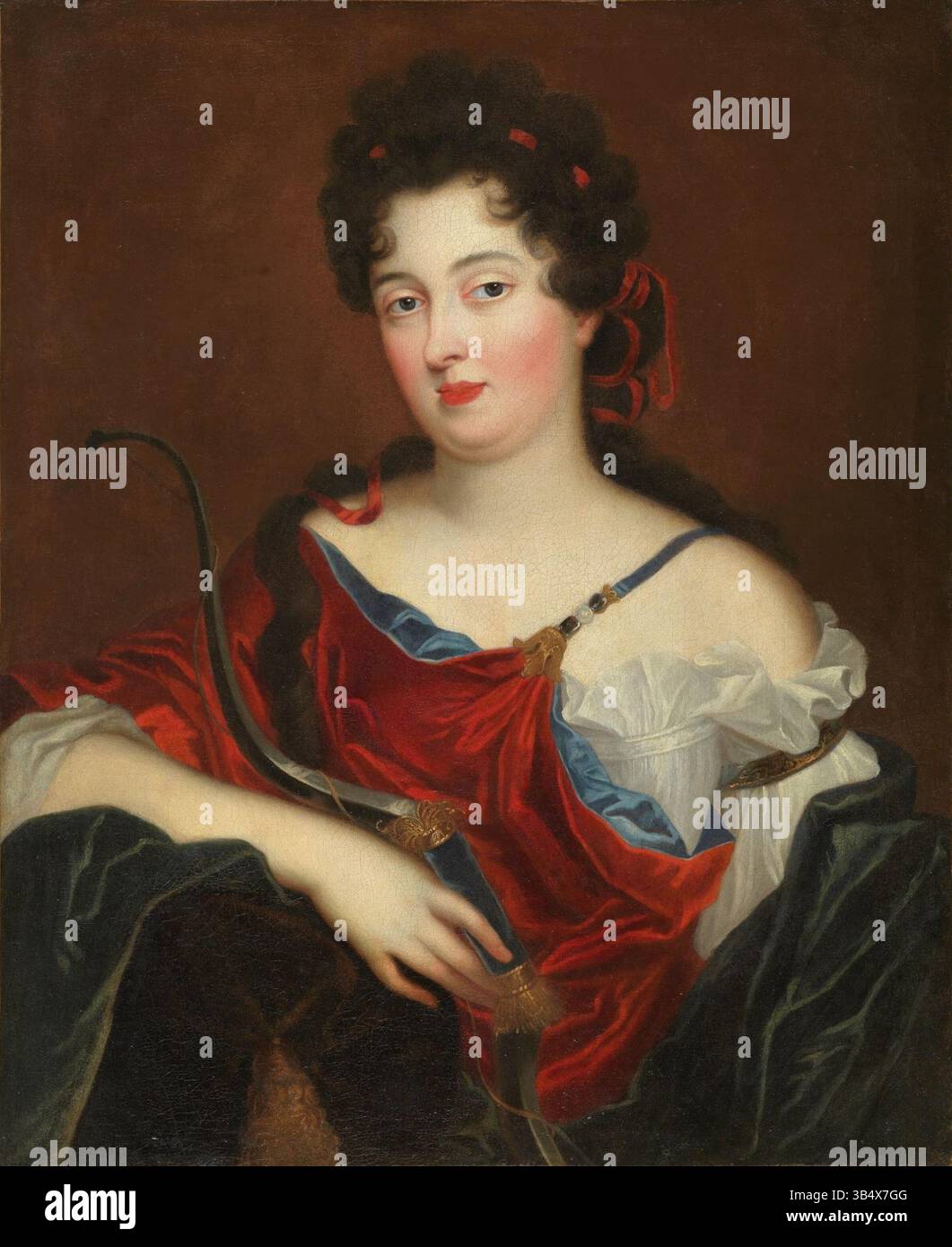 This 17th-century painting, titled 'Portrait of a Princess of France as ...