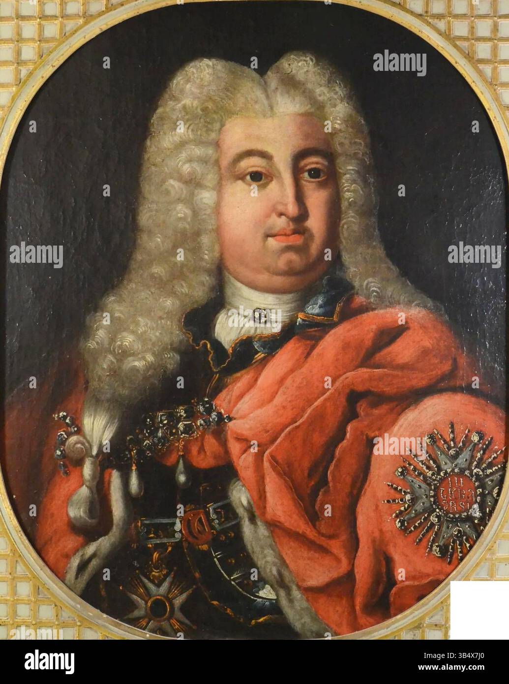 Portrait of a knight of the Order of Saint Hubert, an 18th-century ...