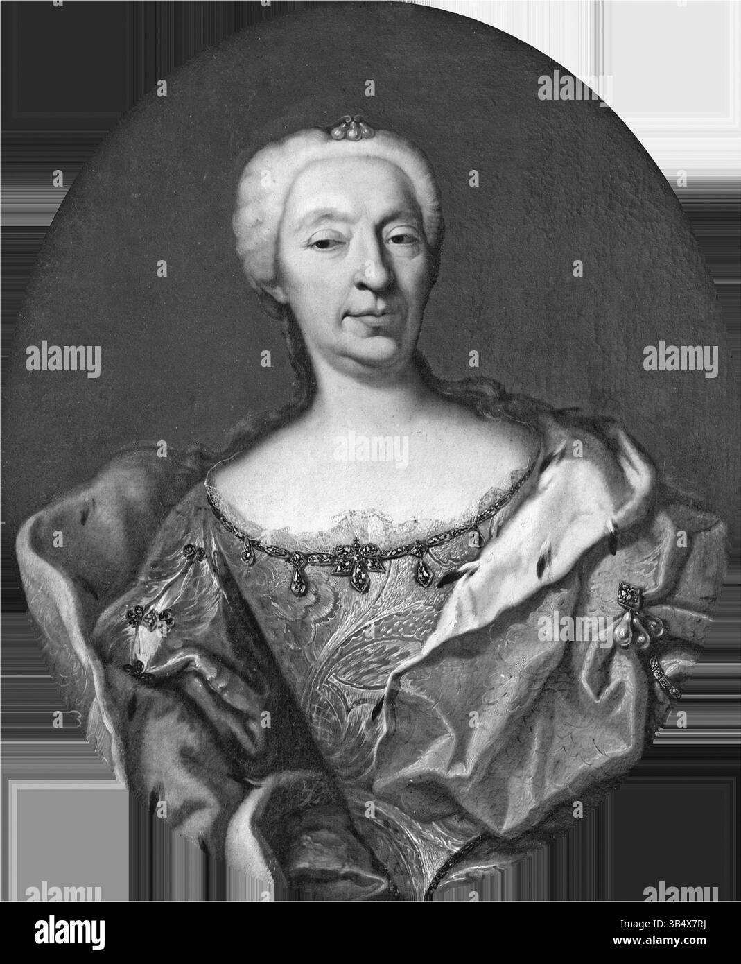 The 18th-century portrait of Magdalena Wilhelmine of Württemberg (1677 ...