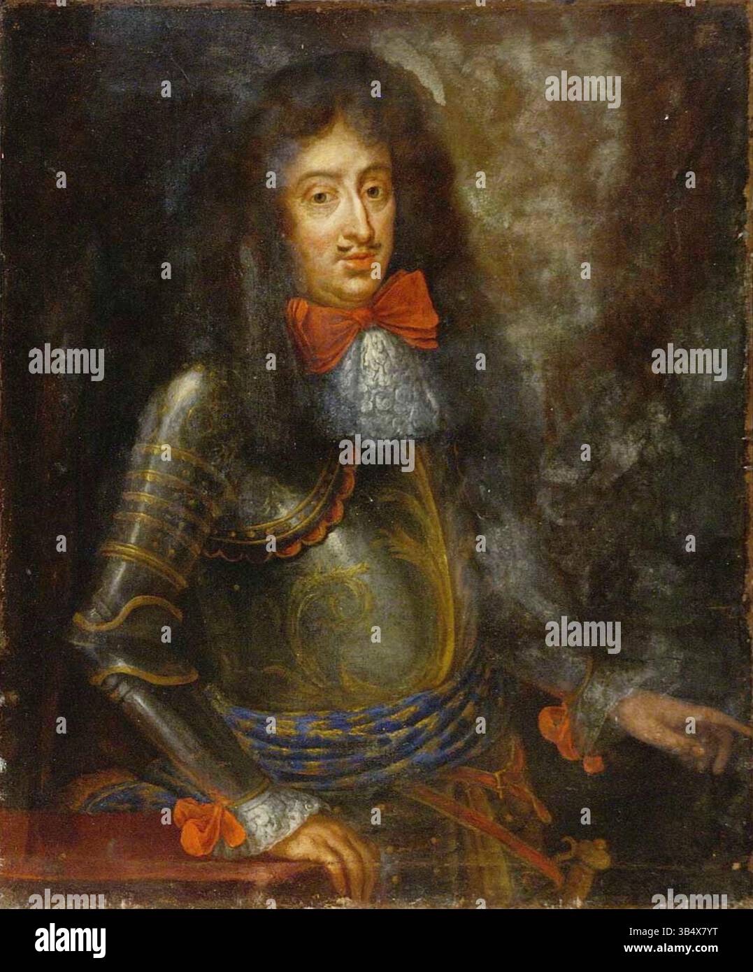 A 17th-century portrait of Louis XIV of France, painted between 1600 ...