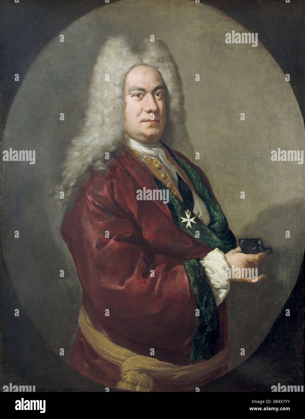 This 18th-century portrait by Giacomo Ceruti depicts Giovanni Avodagro ...