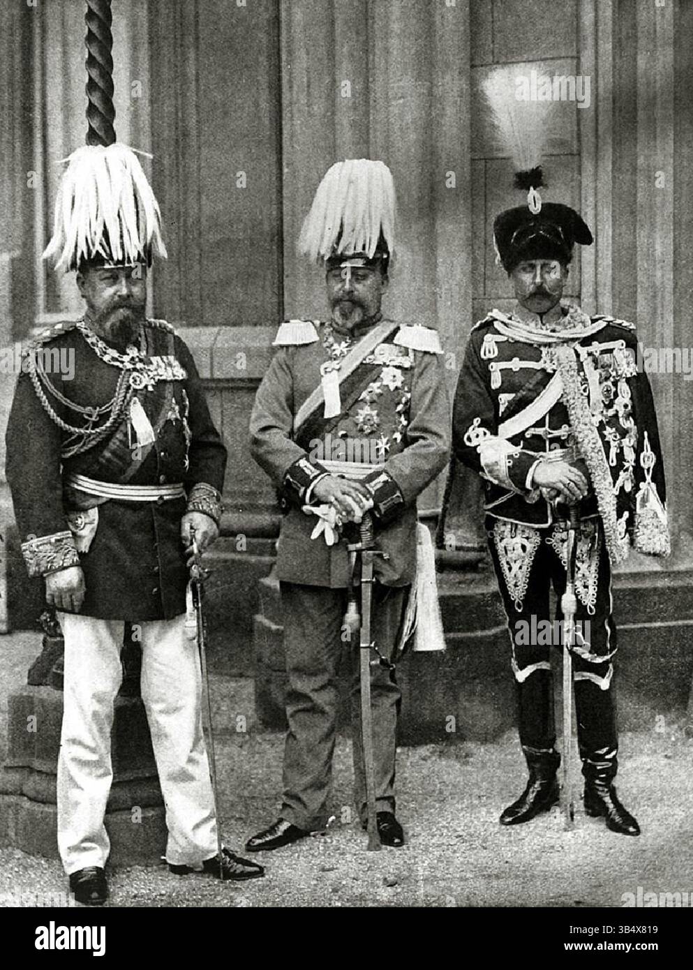 This image from 1890 captures The Prince of Wales, the Duke of ...