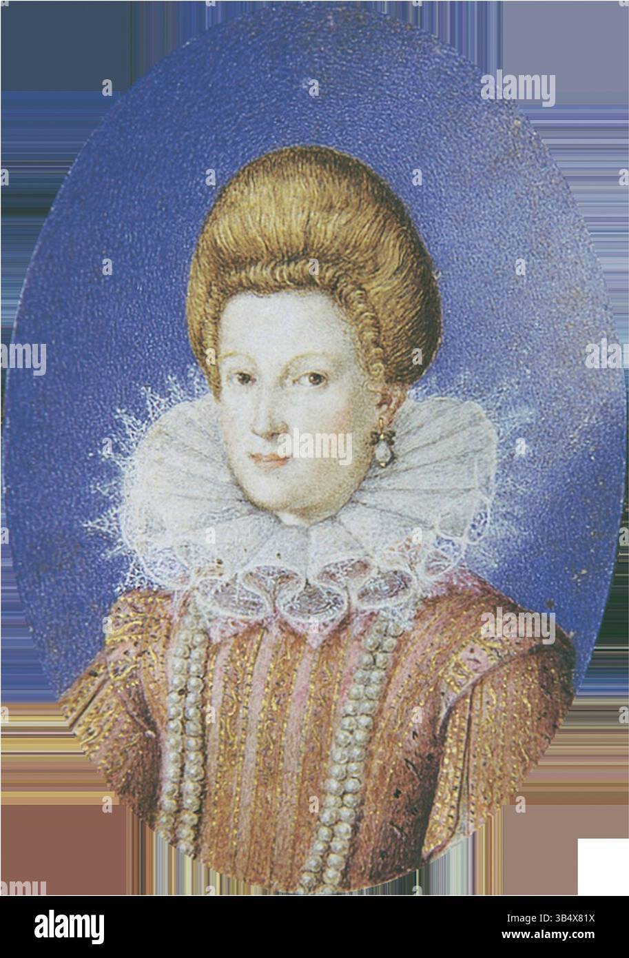 Ottavio Leoni's portrait of Maria de' Medici, painted in the 17th ...