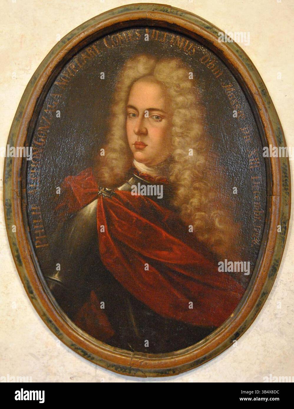 Benedetto Gennari II's portrait of Filippo Alfonso Gonzaga (1700-1728 ...