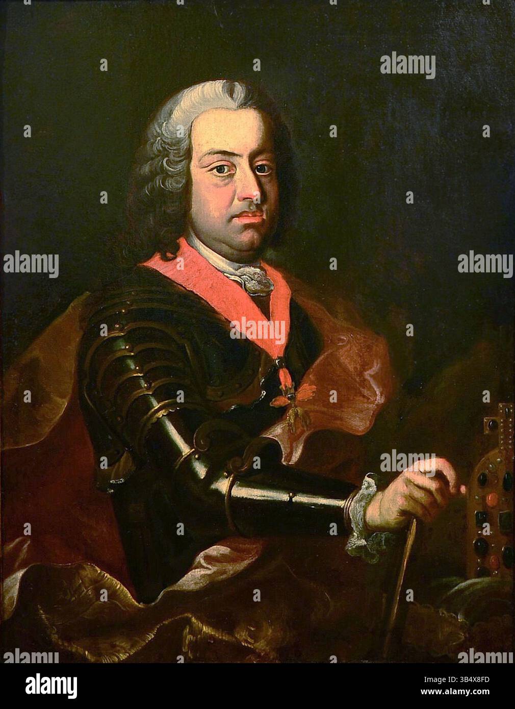 This 18th-century portrait by Martin van Meytens depicts Francis I ...