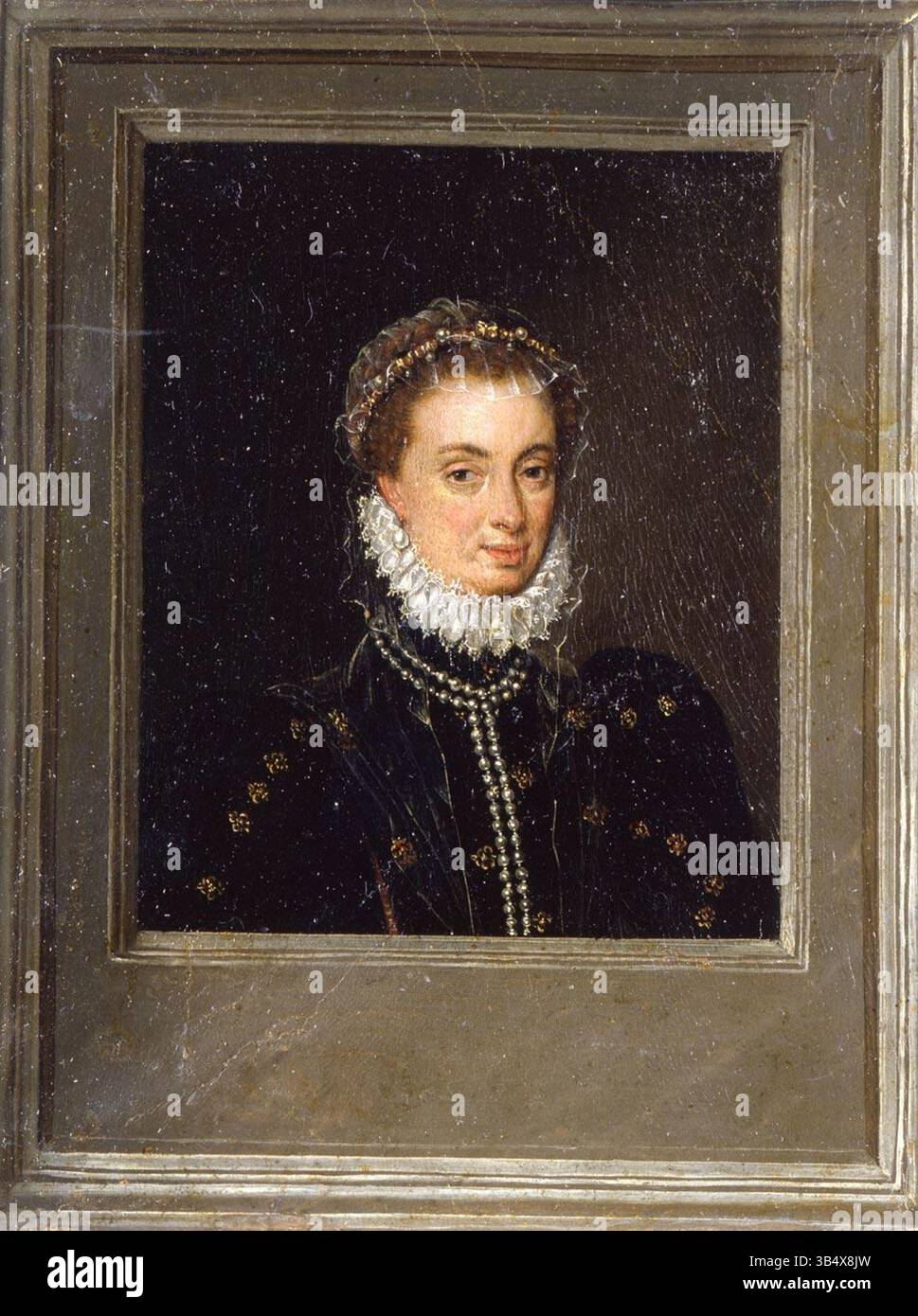 A portrait of Margaret of Parma, wife of Ottavio Farnese, circa 1586 ...