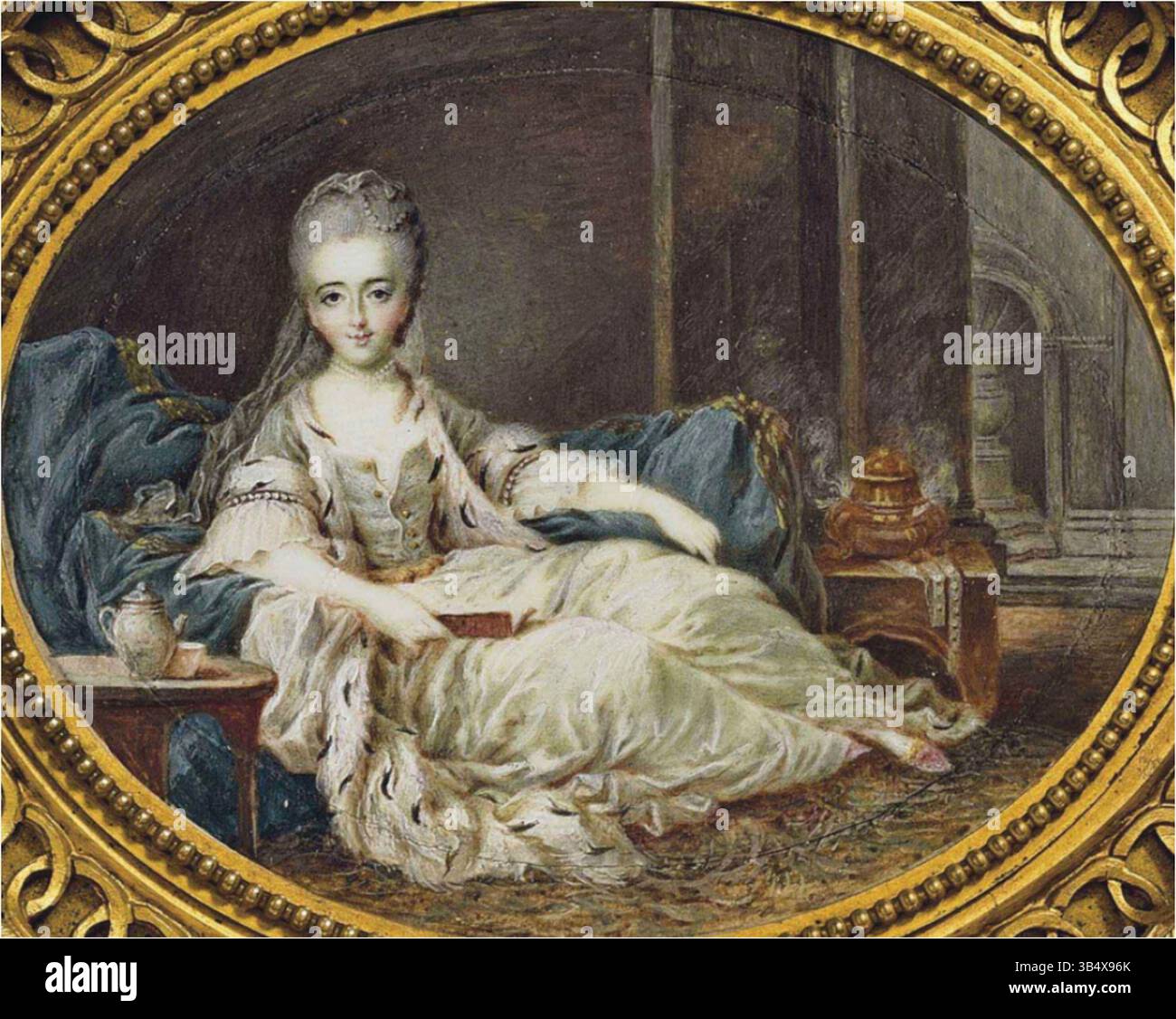 Jean-Baptiste-Joseph Letellier's miniature from the mid-18th century ...