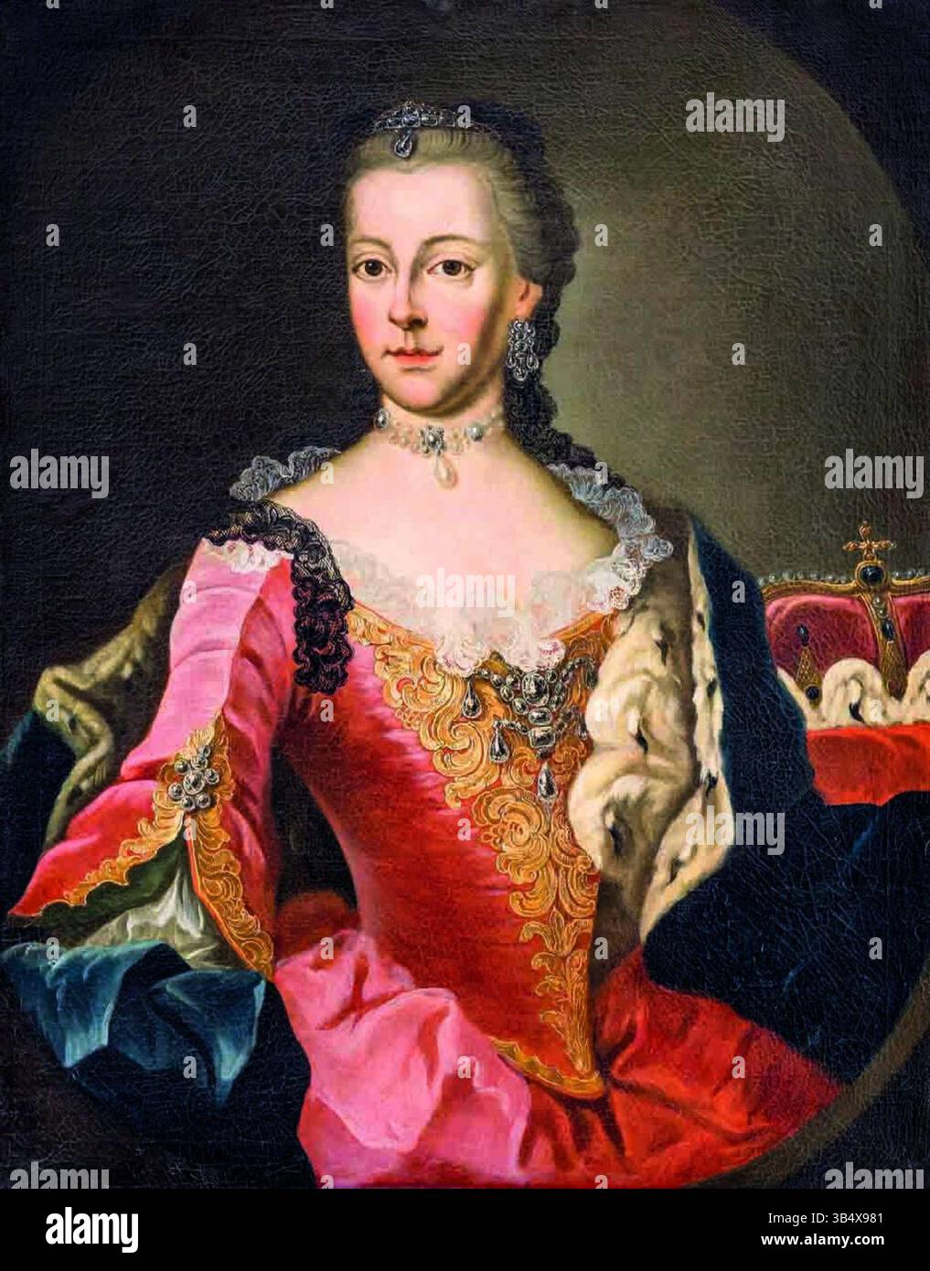 This 18th-century portrait by the workshop of Martin van Meytens ...