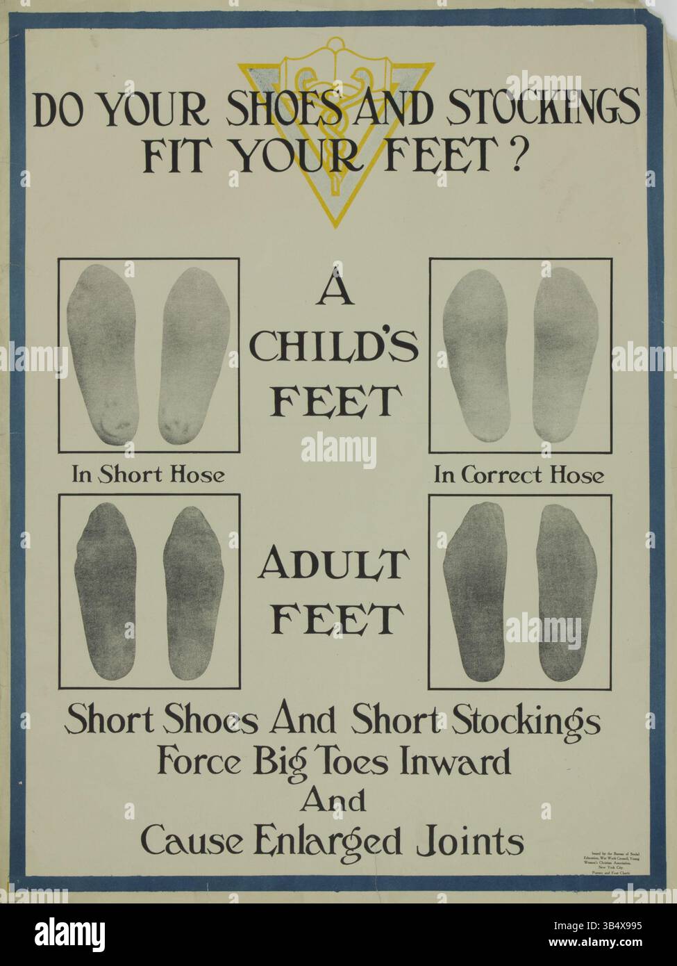 This early 20th-century poster, dating from 1917-1918, emphasizes the ...