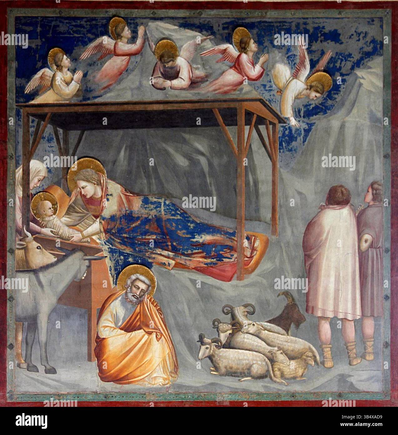 This painting by Giotto, created between 1304 and 1315, depicts the ...