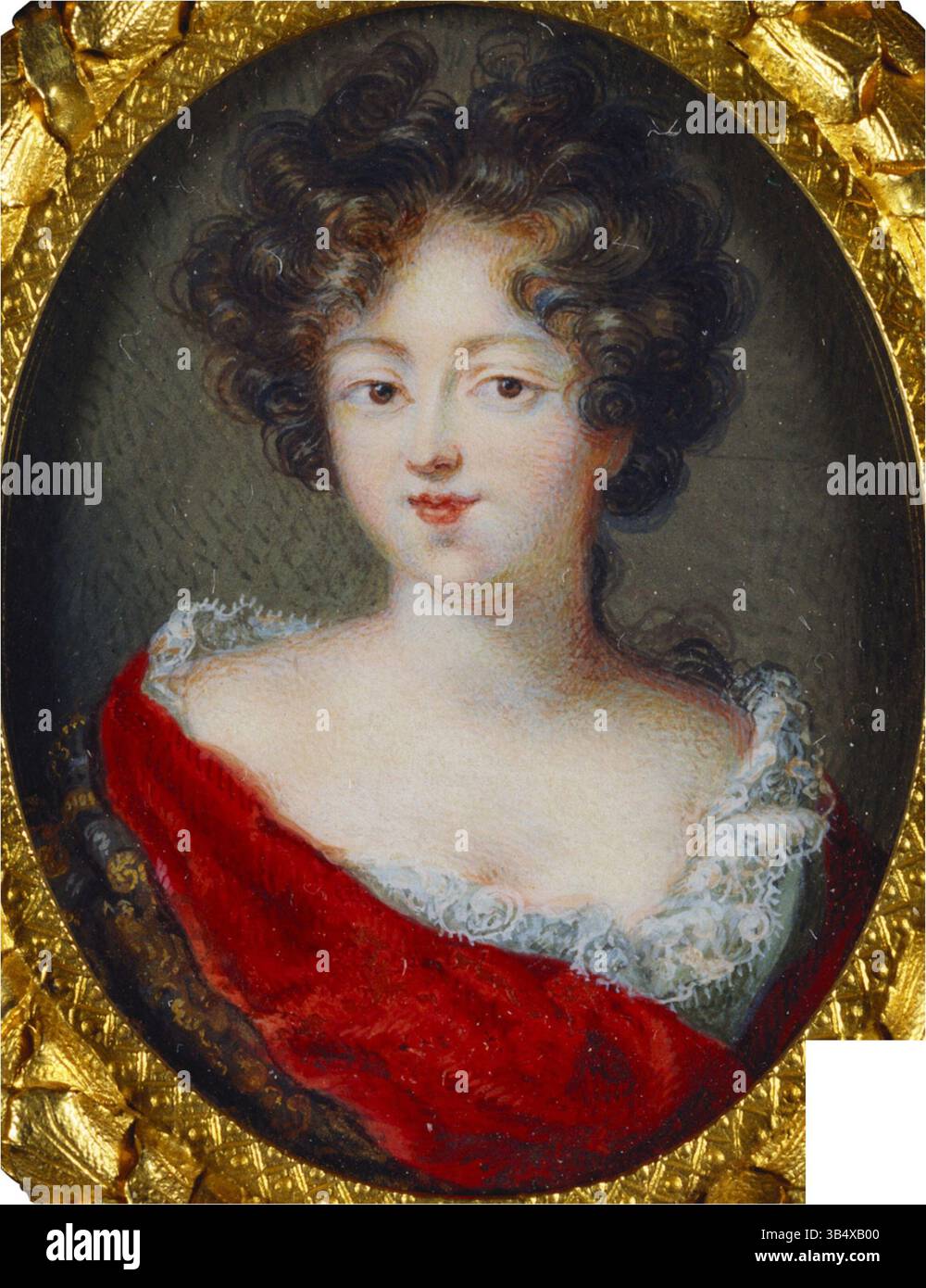 This portrait depicts Catherine Charlotte de Gramont (1639-1678), the ...