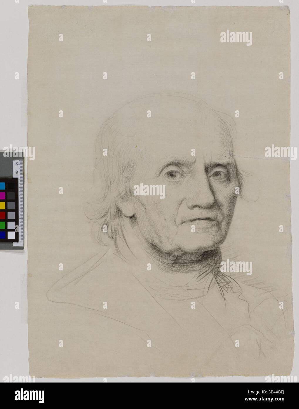 A 1801 pencil drawing of Friedrich Gottlieb Klopstock, created by ...