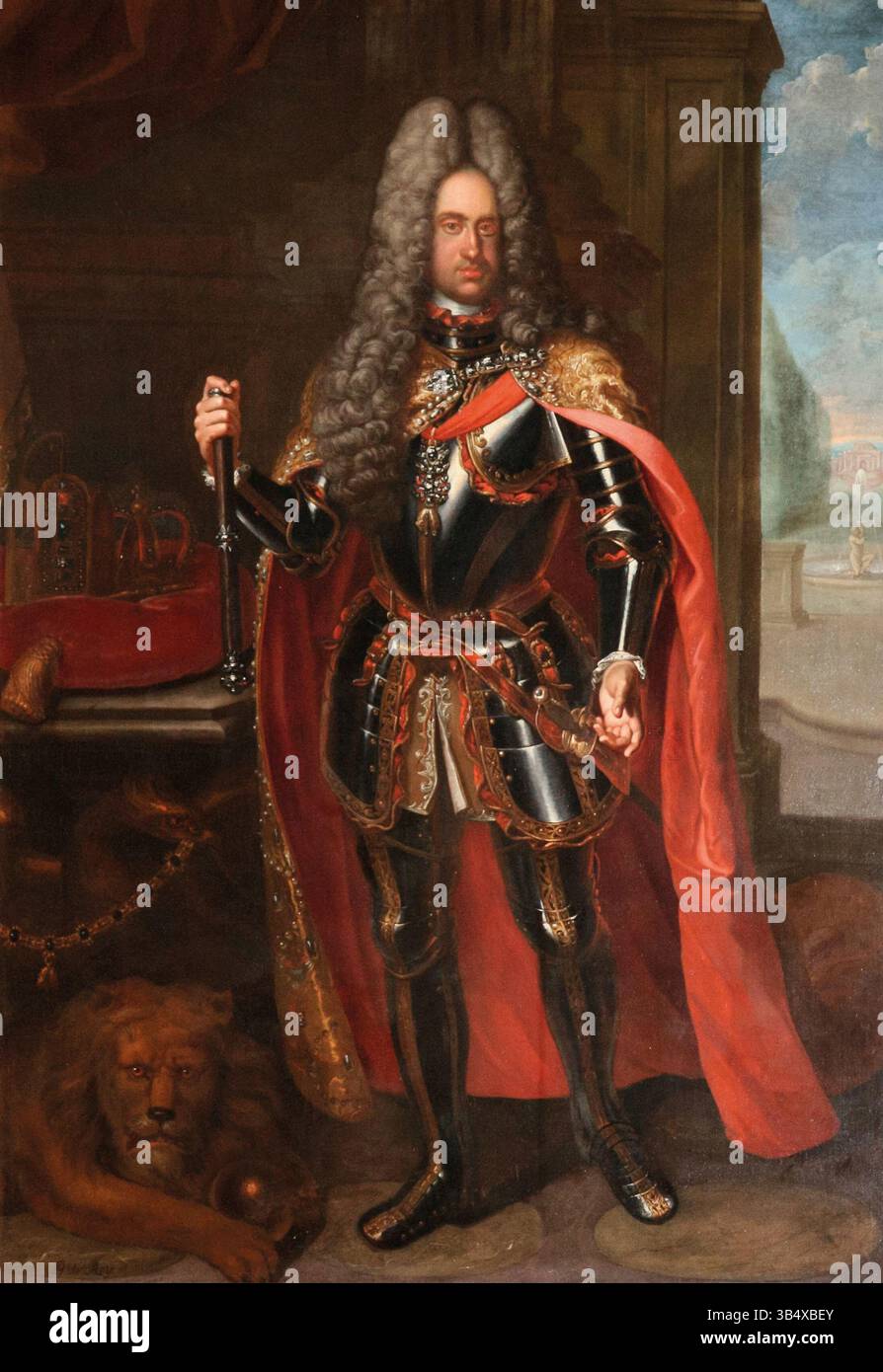 Josef Ferdinand Fromiller's 1717 portrait of Emperor Charles VI ...