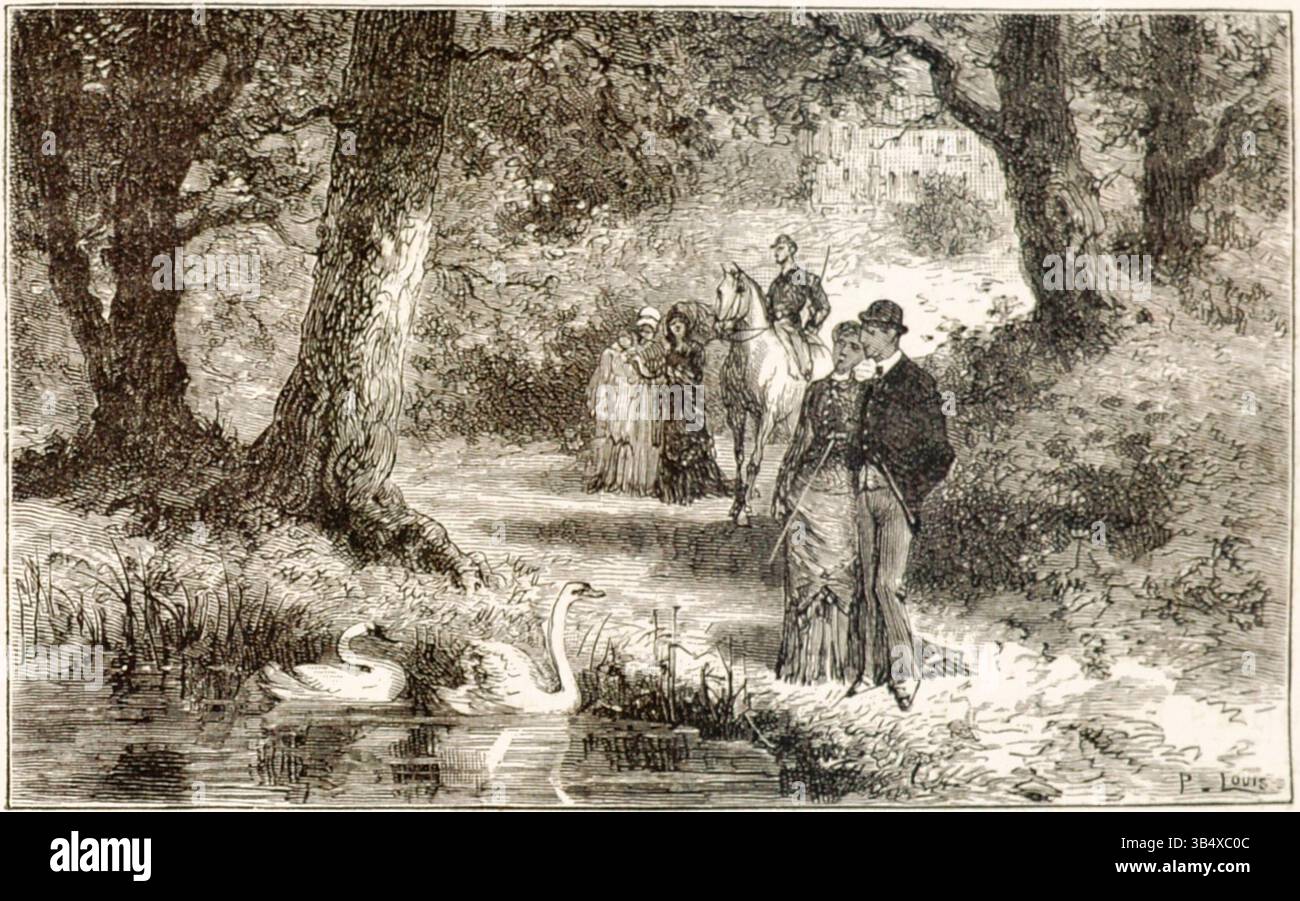 This woodcut print from Sans famille by Hector Malot illustrates a ...