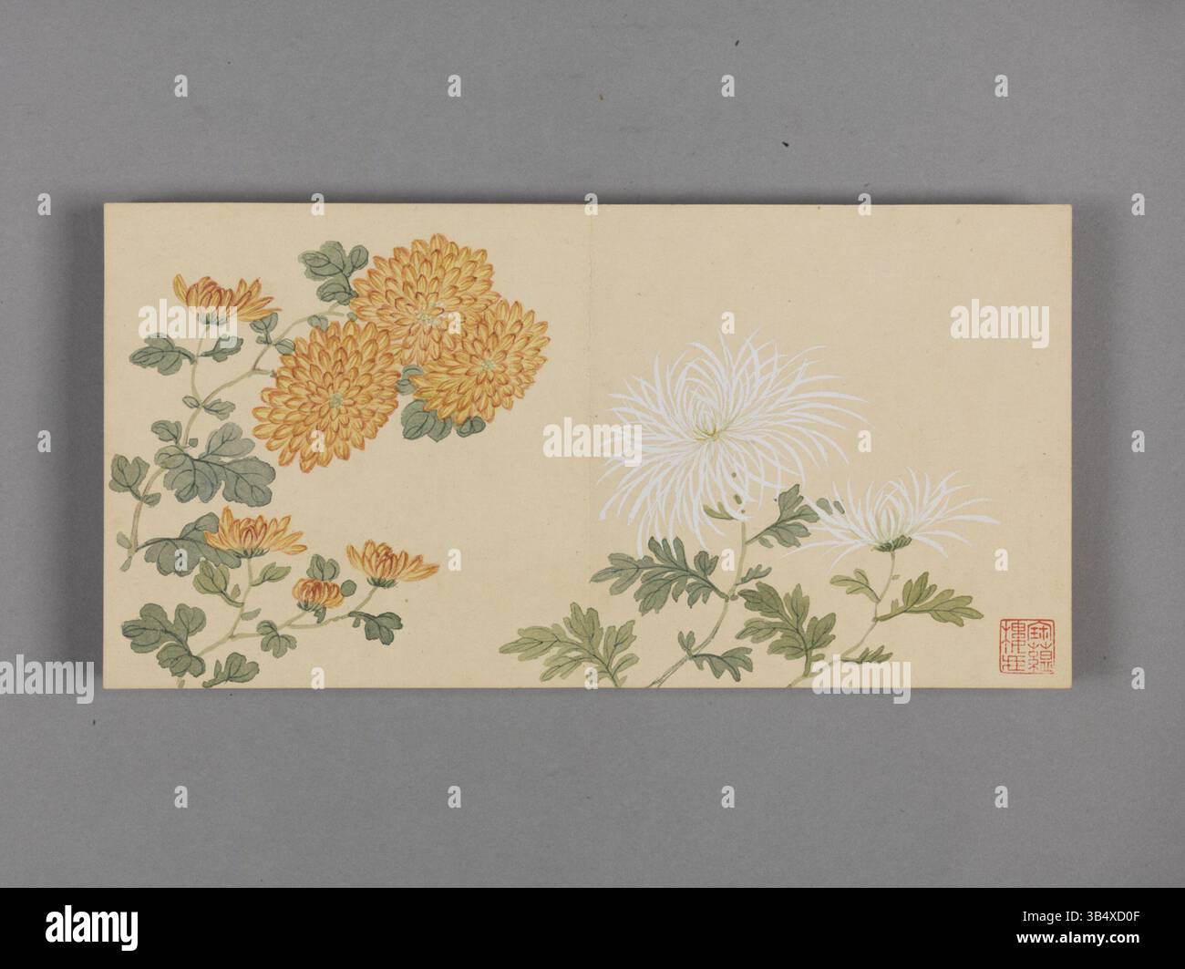 Dong Gao, an artist from the Qing Dynasty, created paintings that are ...