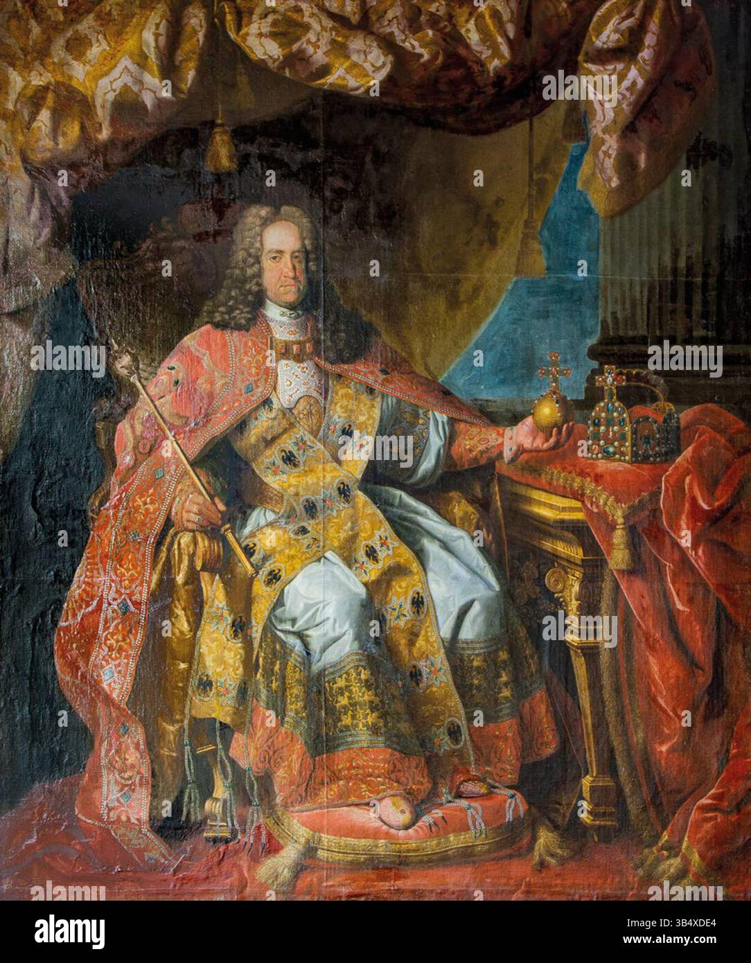 Zeger Jacob van Helmont's 1739 portrait of Emperor Charles VI depicts ...
