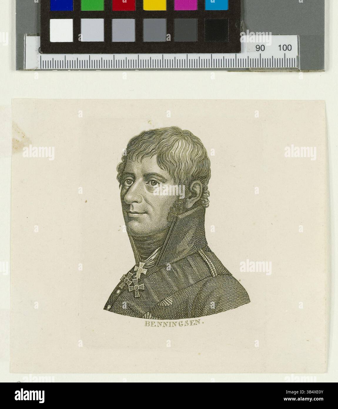 Portrait of Levin Freyherr von Bennigsen, created in 1805, reflecting ...