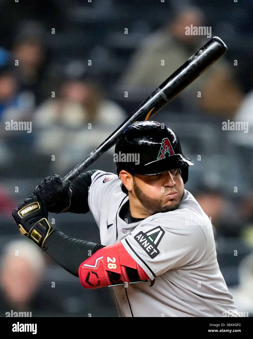 Arizona Diamondbacks' Eugenio Suárez at bat during a baseball game ...