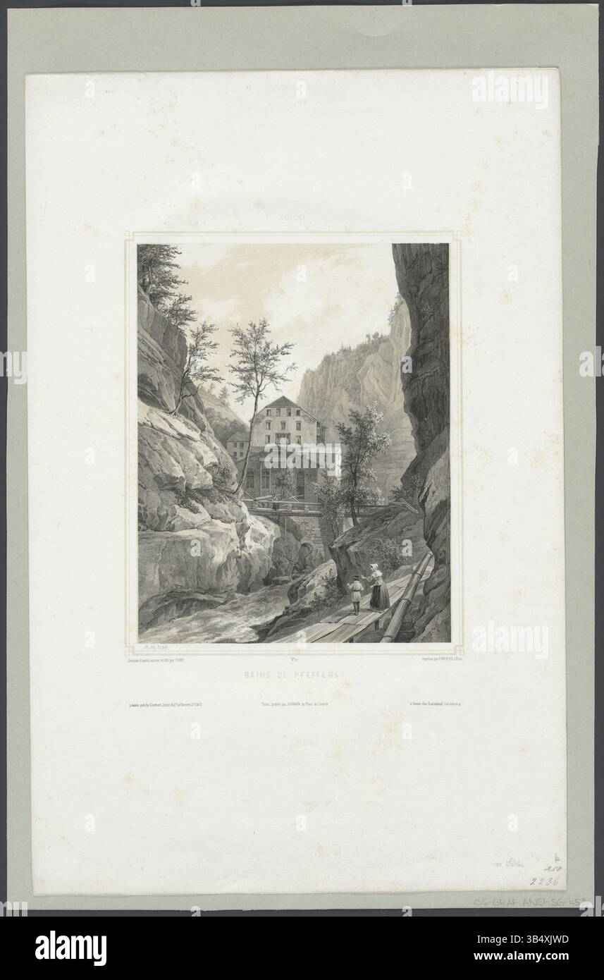 This lithograph by Isidore Laurent Deroy, created between 1845 and 1851 ...