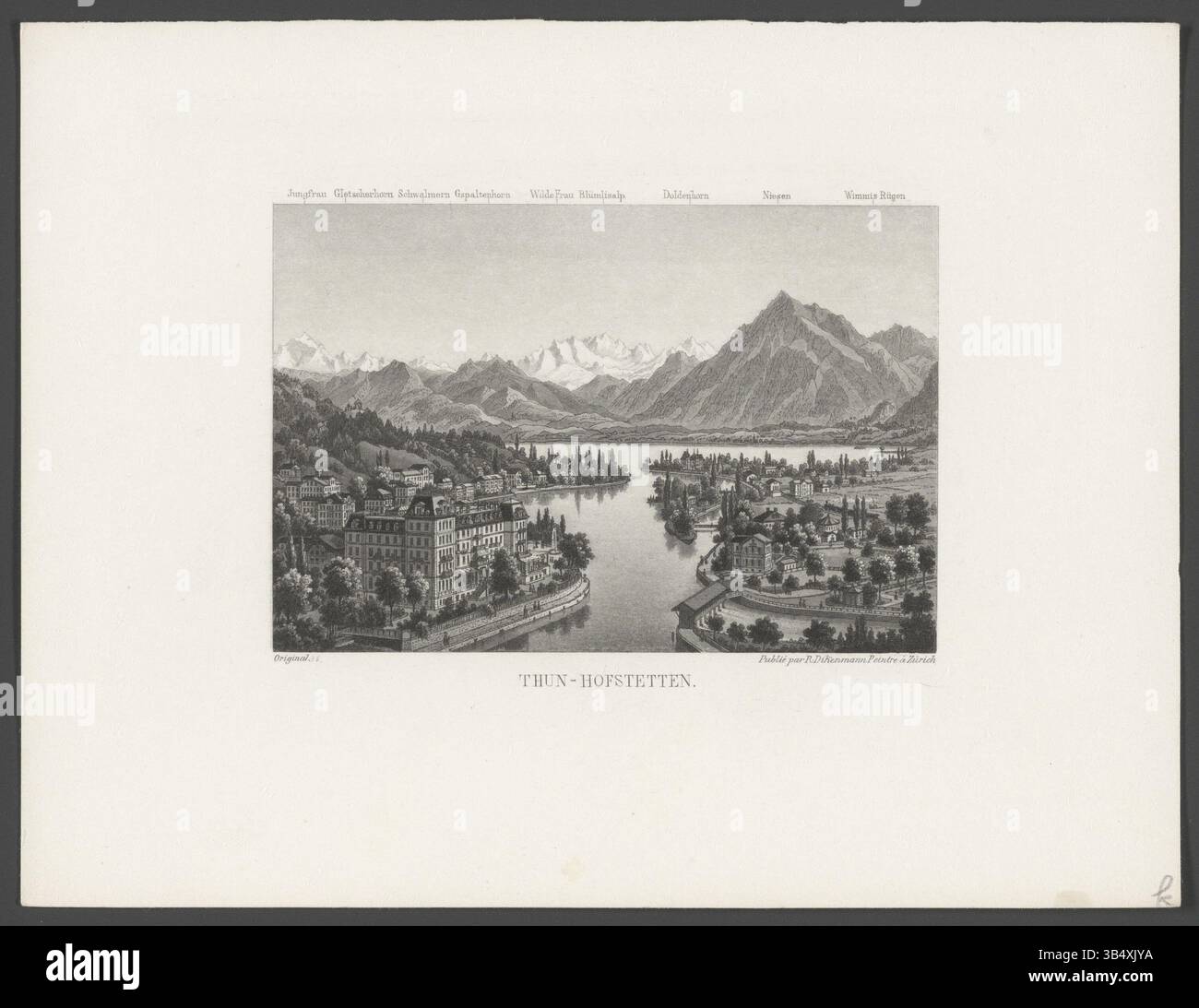 This print from the Swiss National Library circa 1875 depicts a ...
