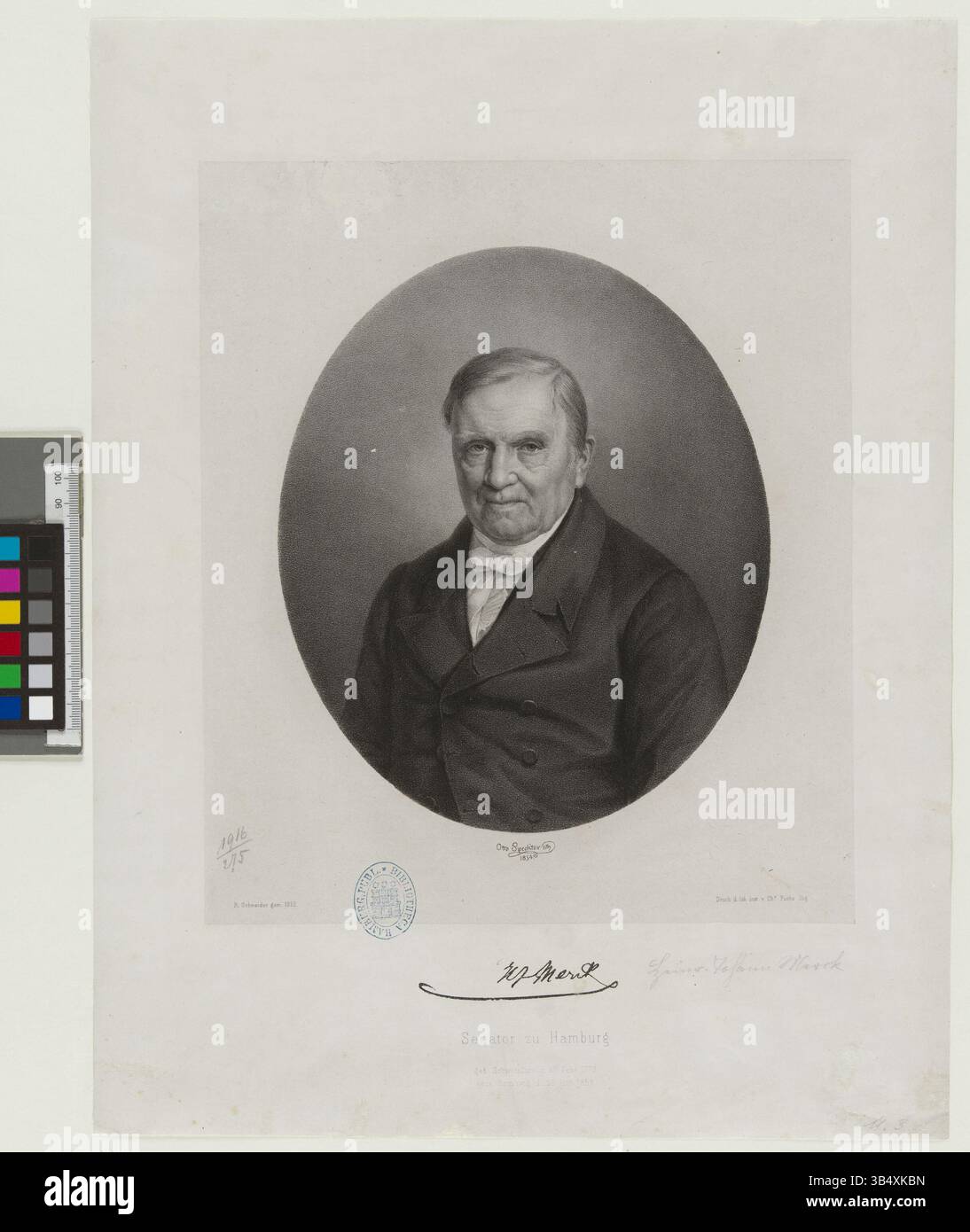 This 1854 lithograph, created by Otto Speckter and Robert Schneider ...