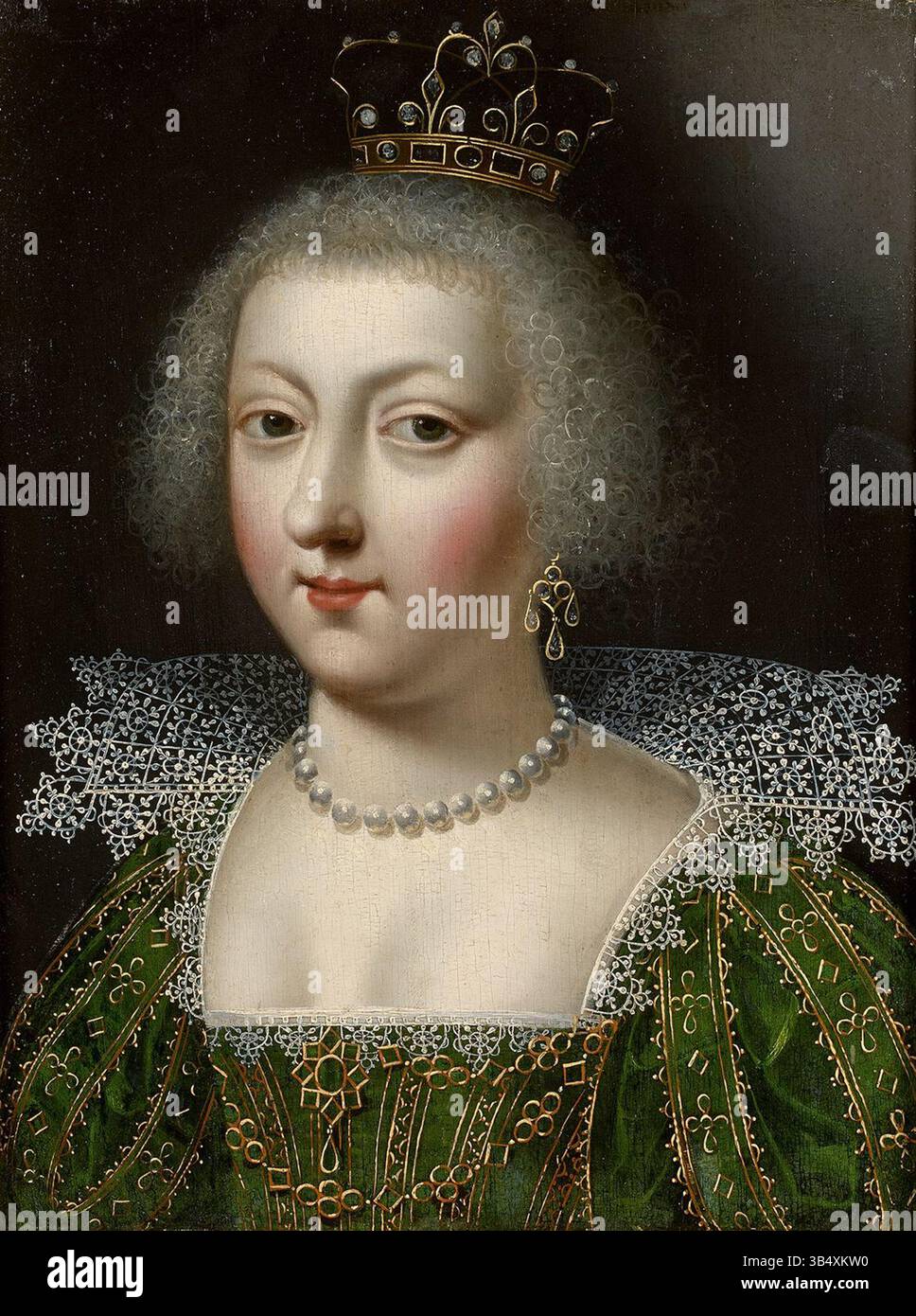 This 17th-century oil portrait, attributed to Jean Ducayer, depicts ...