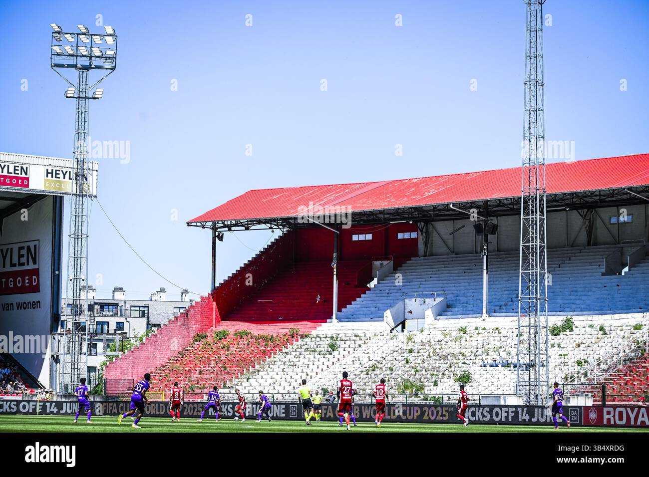 Antwerp, Belgium. 01st May, 2025. Tribune 2 - Stand 2 pictured during a ...