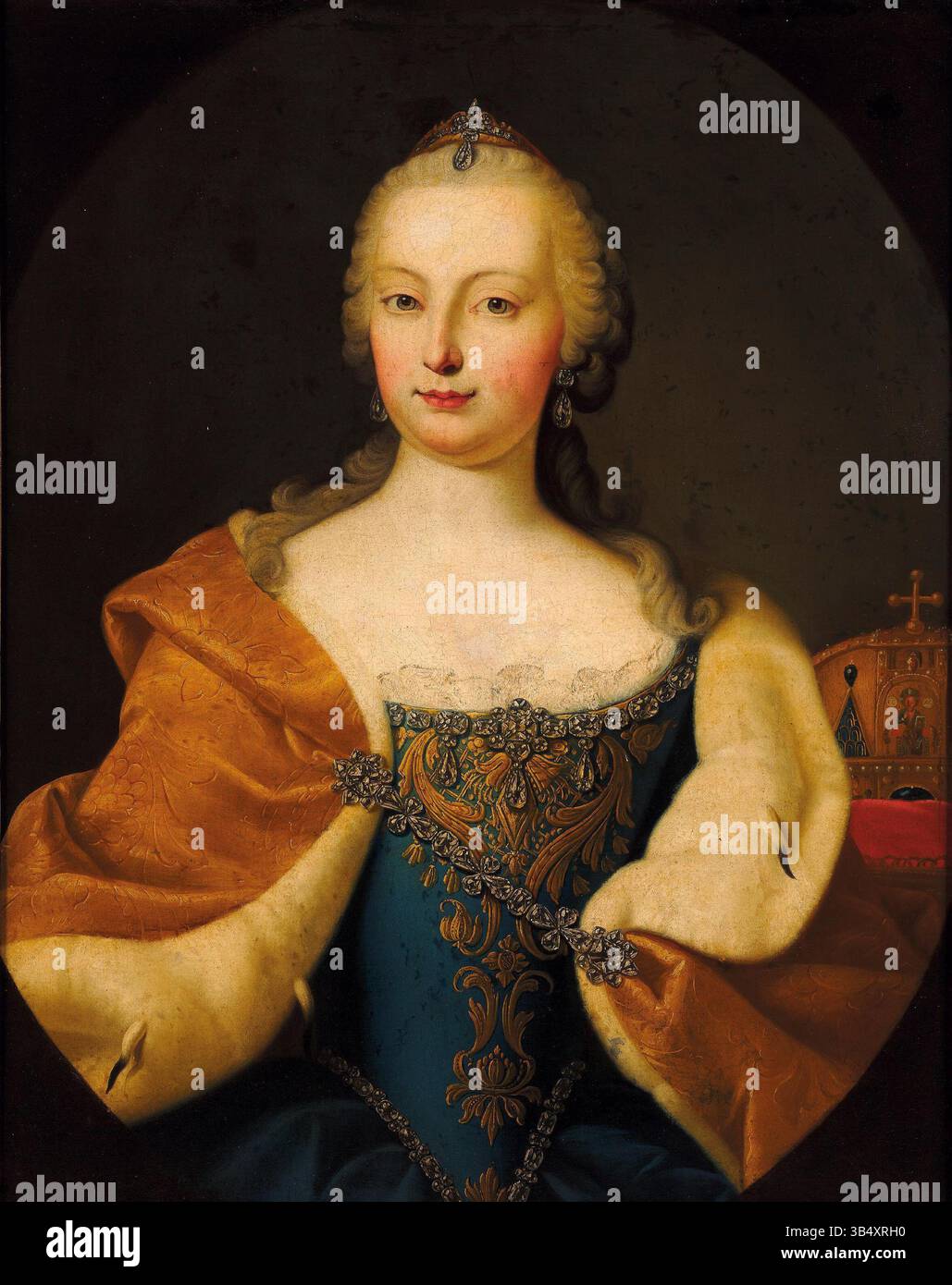 Martin van Meytens' 1740 portrait of Queen Maria Theresa of Hungary ...