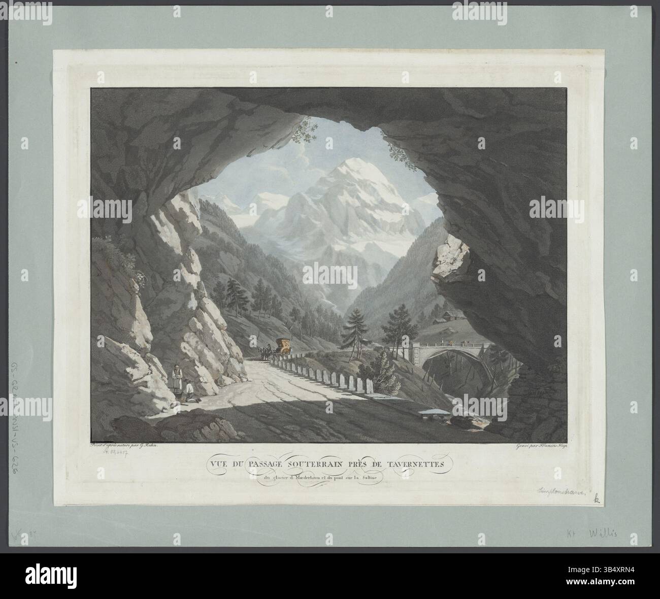 This print by Johann Caspar Rahn and Franz Hegi from circa 1810 shows ...