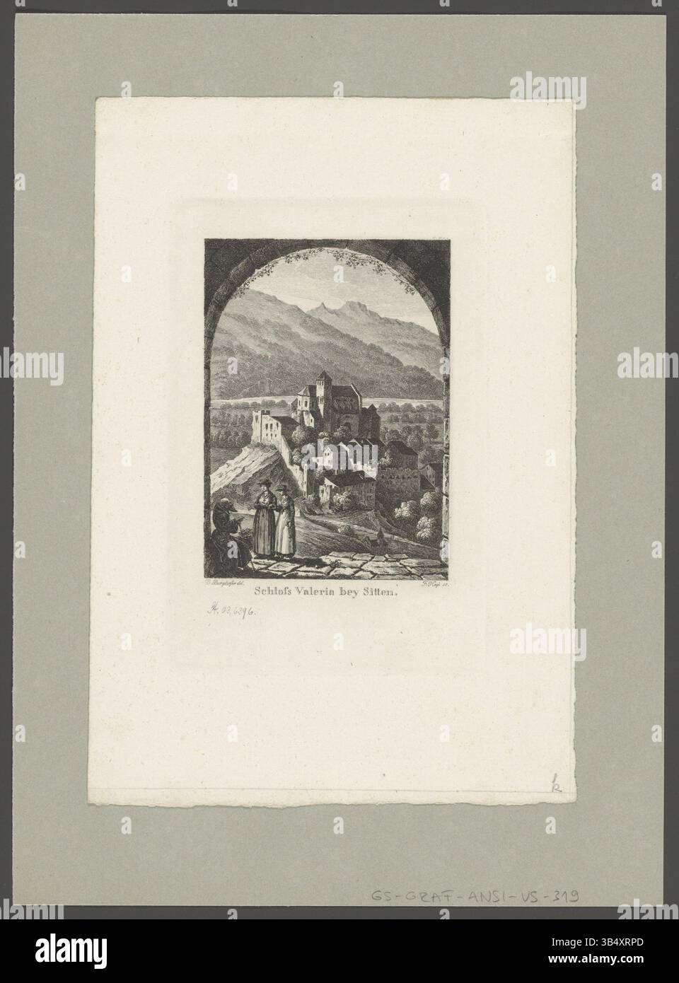 This 1829 etching by Daniel David Burgdorfer, with Franz Hegi as the ...