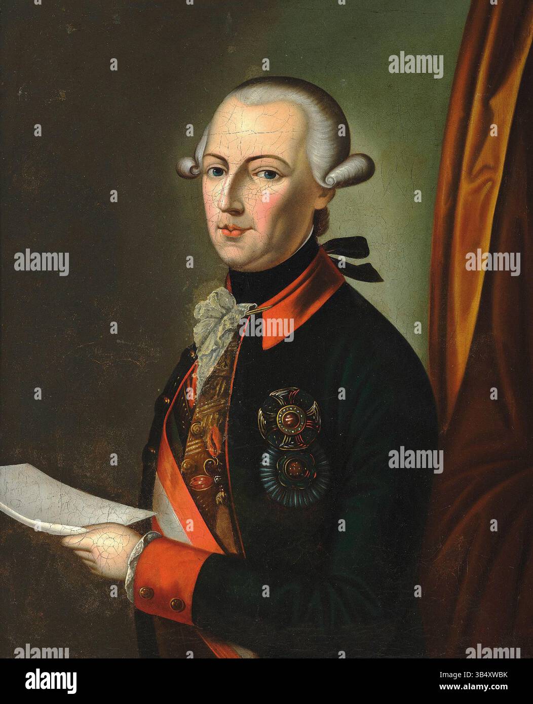 This late 18th-century oil painting of Joseph II, Holy Roman Emperor ...
