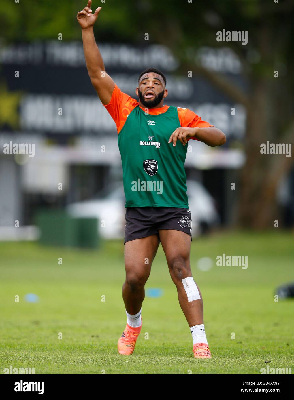 Vincent Tshituka of the Hollywoodbets Sharks during the Hollywoodbets ...