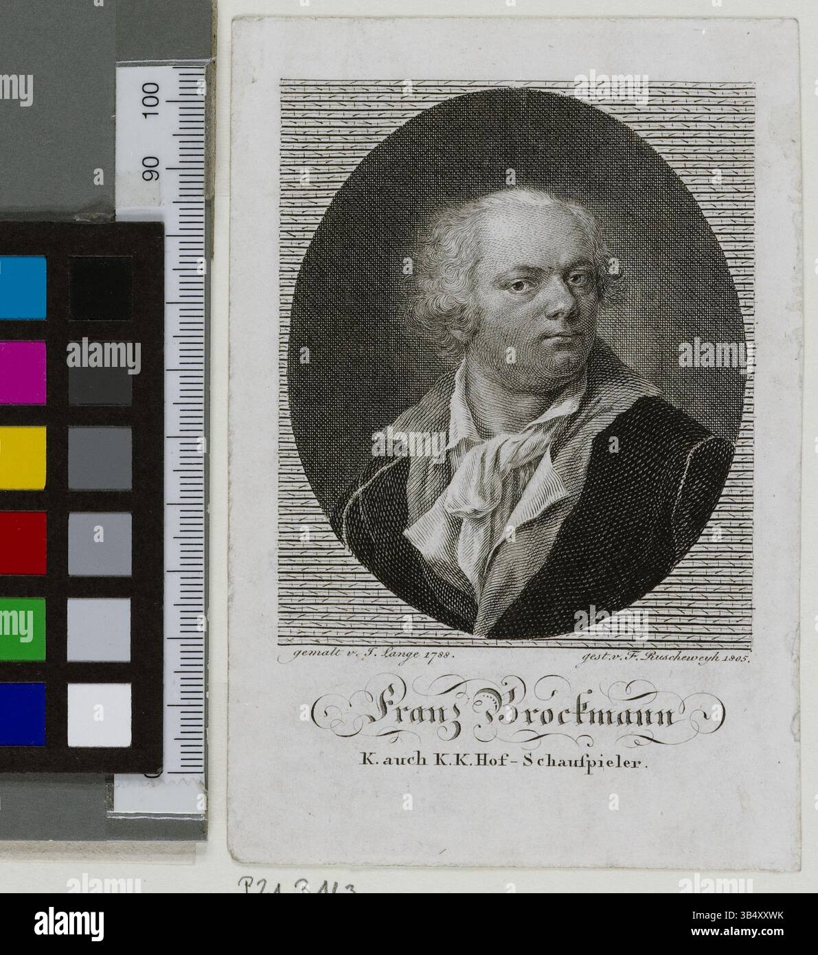 Portrait of Johann Franz Hieronymus Brockmann, created by Ferdinand ...