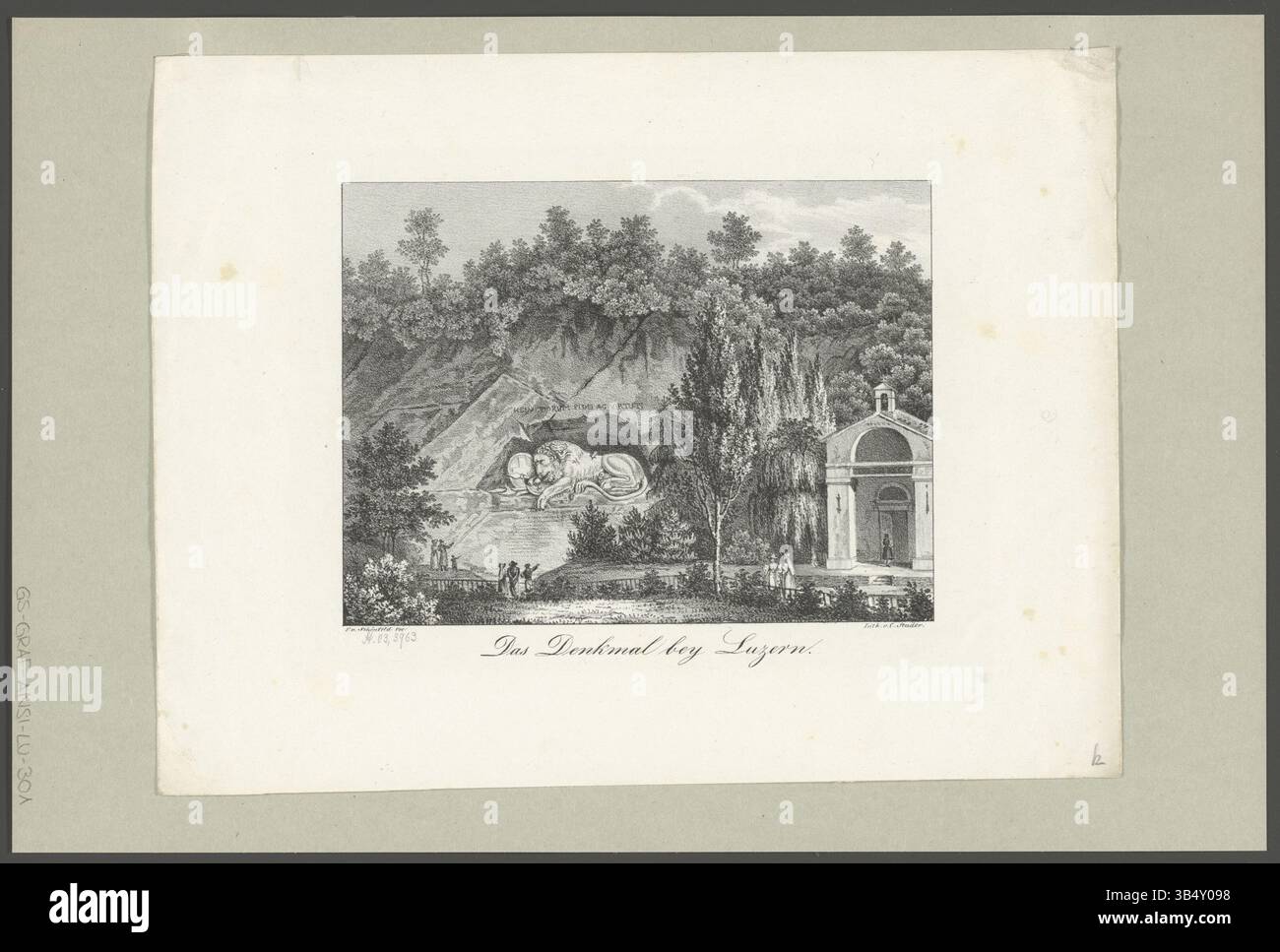 This lithograph by Friedrich Schönfeld and Caspar Studer, created for ...