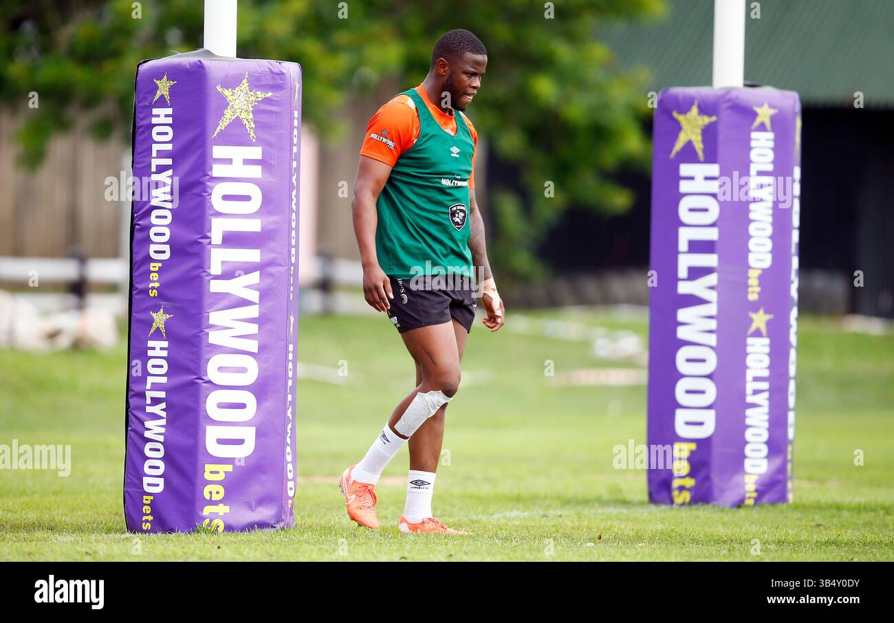 Aphelele Fassi of the Hollywoodbets Sharks during the Hollywoodbets ...