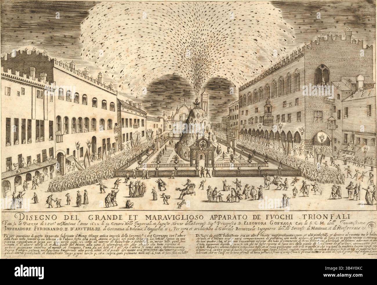 The royal wedding of Emperor Ferdinand II and Princess Elenora Gonzaga ...