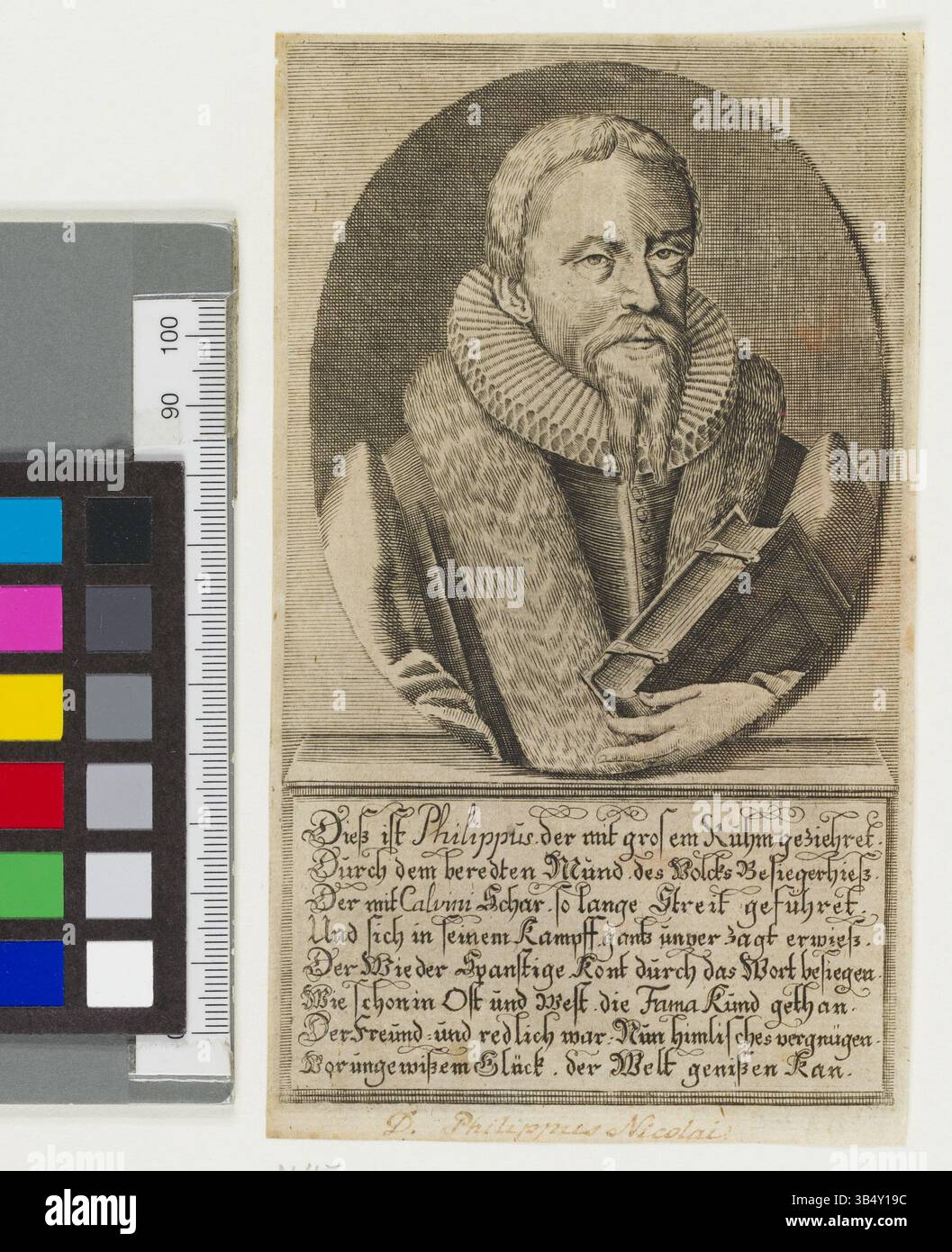 Portrait of Philipp Nicolai, the German theologian and hymn writer ...