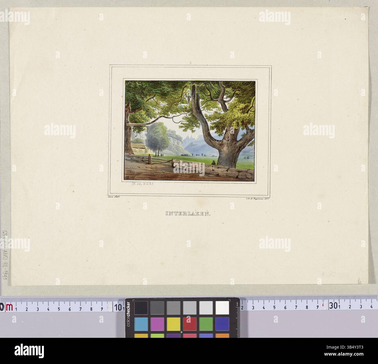 This lithograph from 1828 by Pierre-Luc-Charles Ciceri and Engelmann ...