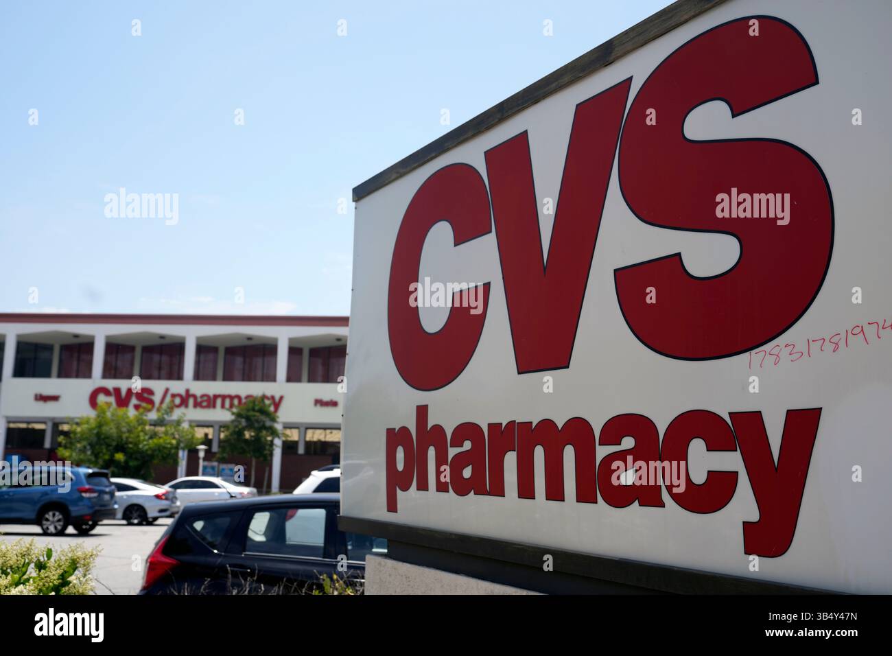 FILE - The exterior view of a CVS branch is shown on Tuesday, May 16 ...