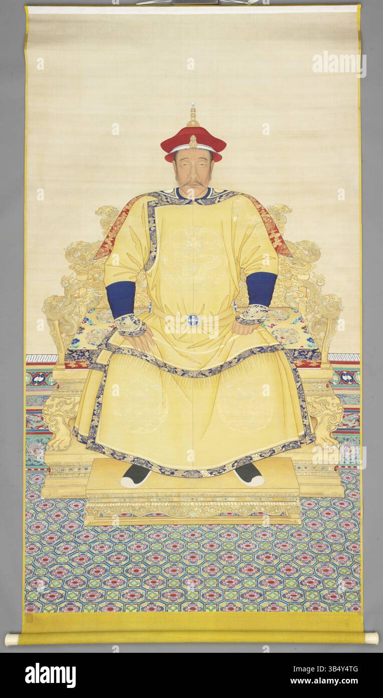 A 17th-century Chinese painting housed in The Palace Museum, depicting ...