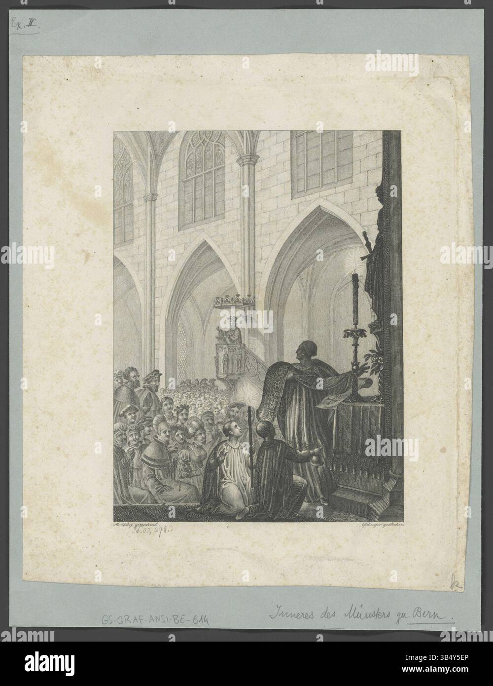 This 19th-century etching from the Swiss National Library depicts the ...