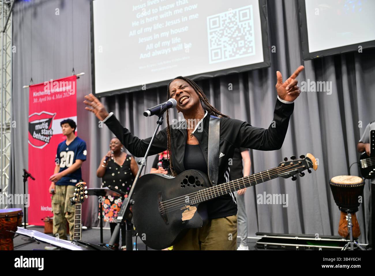 Konzert der karibischen Saengerin Judy Bailey am Donnerstag 01.05.2025 ...