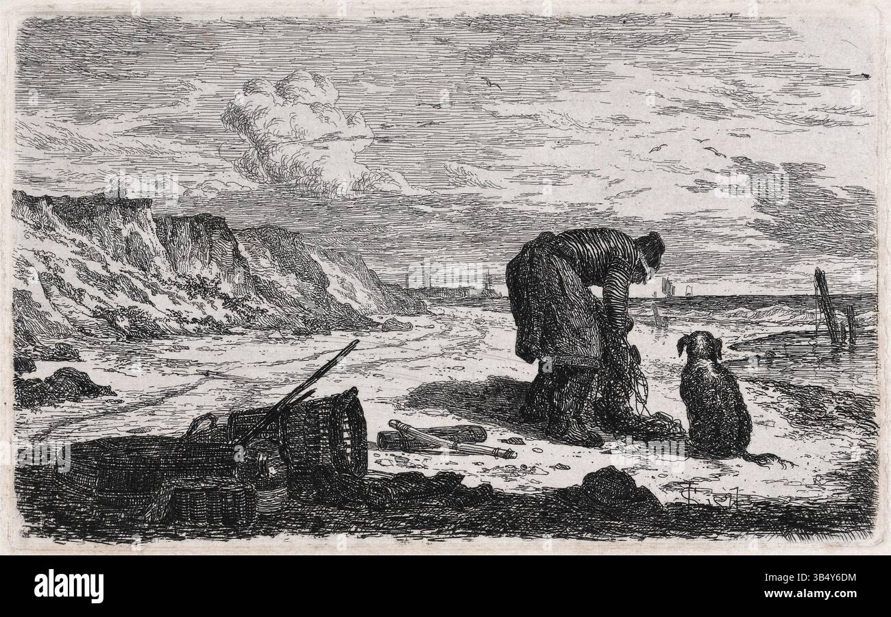 The painting 'Beach at Mundesley' by Joseph Stannard captures the ...