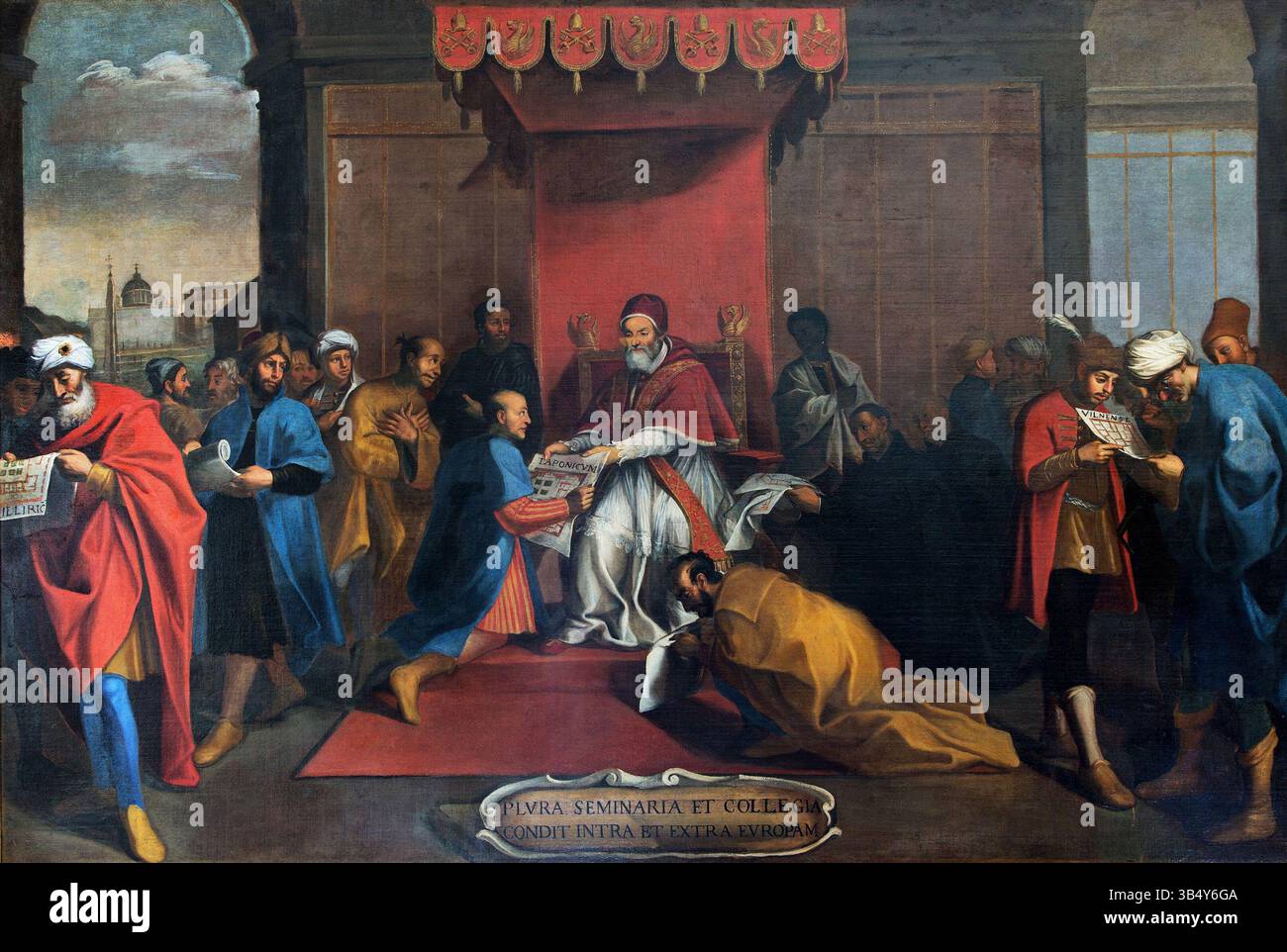 This painting from the late 16th or early 17th century depicts the ...